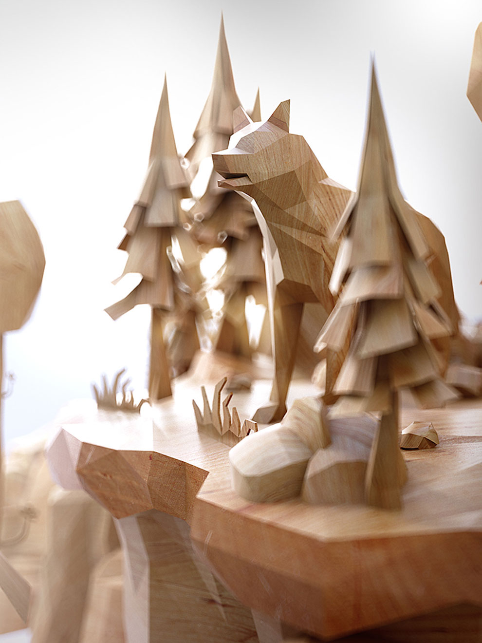 Artist From Poland Creates Gorgeous Wild Animals Designed In 3D ...