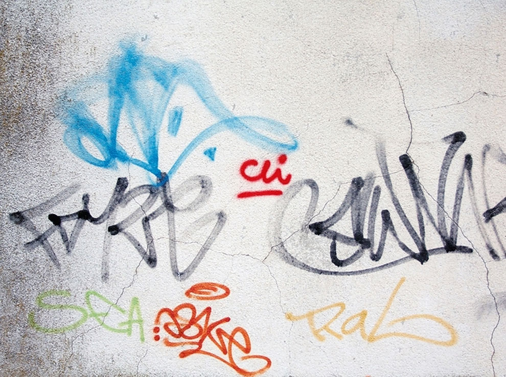 Guy Paints Over Shit Graffiti And Makes It Legible » Design You Trust ...