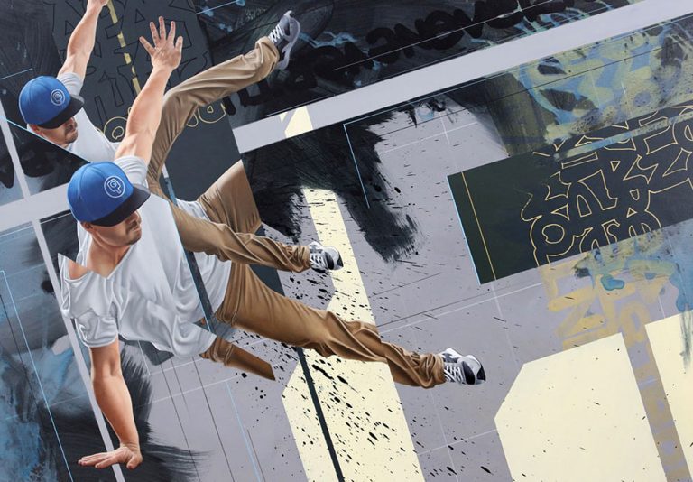James Bullough Paints Realistic Portraits With A Fractured Edge ...