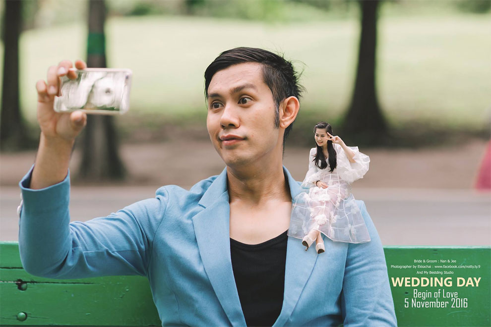 This Wedding Photographer Turns You Into A Miniature Person » Design ...