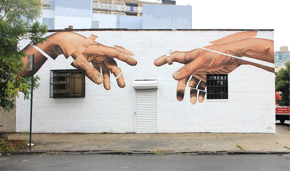 James Bullough Paints Realistic Portraits With A Fractured Edge ...