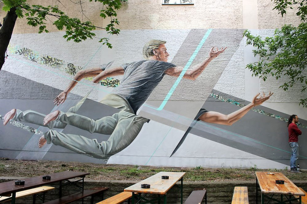 James Bullough Paints Realistic Portraits With A Fractured Edge ...