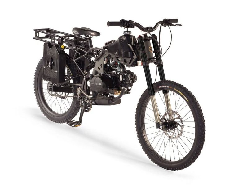 Motorcycle Hybrid Designed As A Survival Bike That Can Travel 300 Miles ...