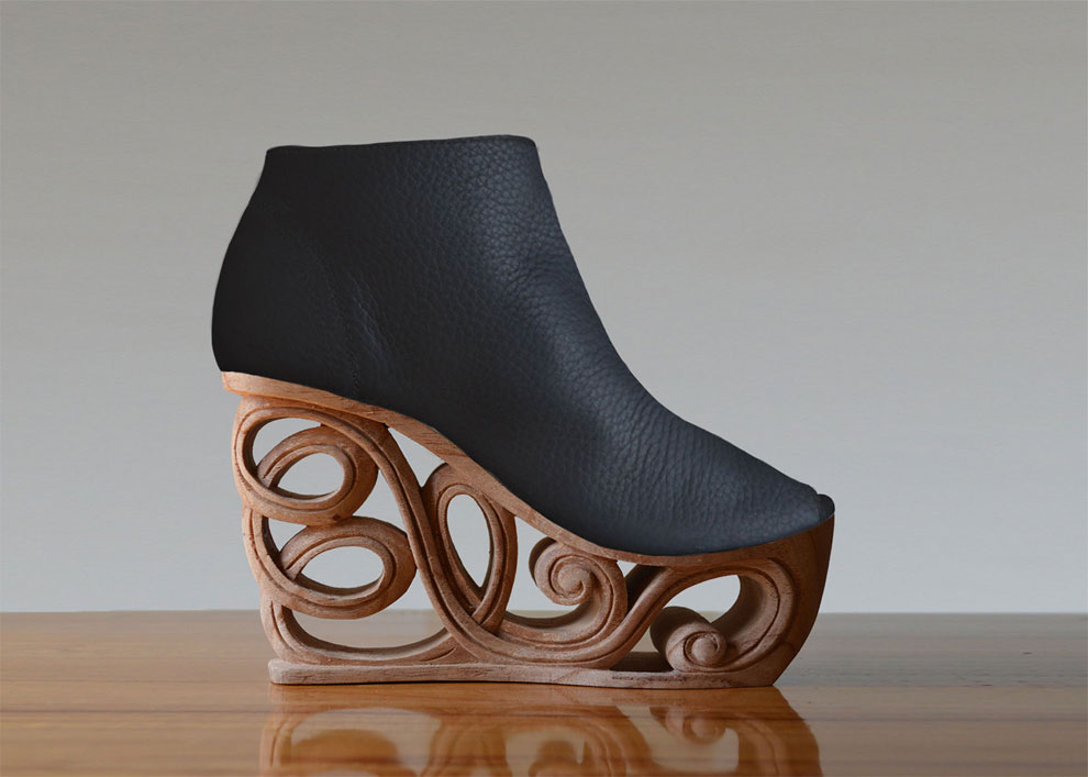 Elegantly Carved Wooden Platform Shoes » Design You Trust — Design ...