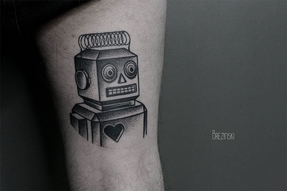 Simple, Ingenious, And Amusing: Blackwork Tattoos By Ilya Brezinsk ...