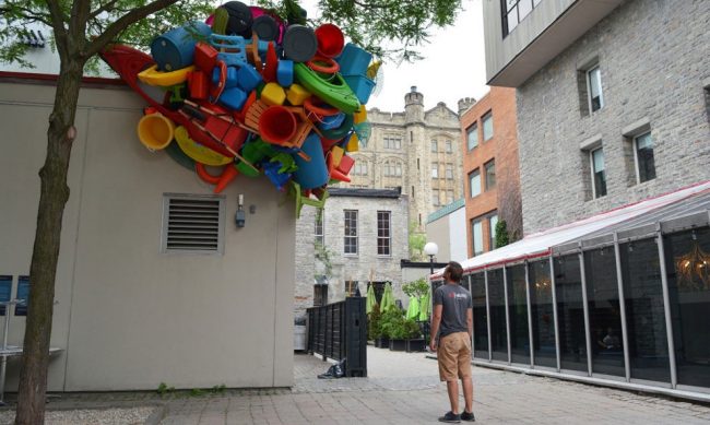 Artist Creates Exploding Trash Sculptures To Remind Us How Much Stuff ...