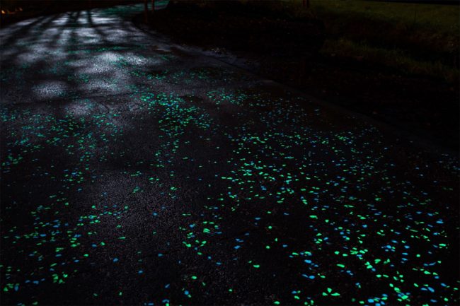 Solar Powered Glow-In-The-Dark Bike Path Inspired By Van Gogh » Design ...
