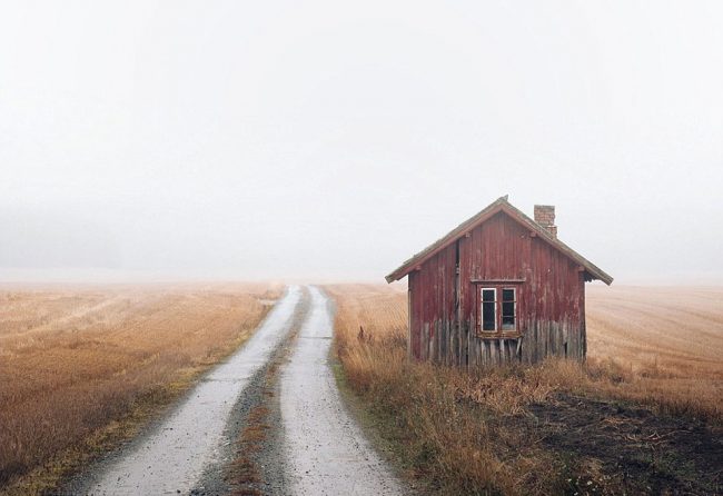 The Abandoned Houses Left Behind In The Pristine Landscape Of ...