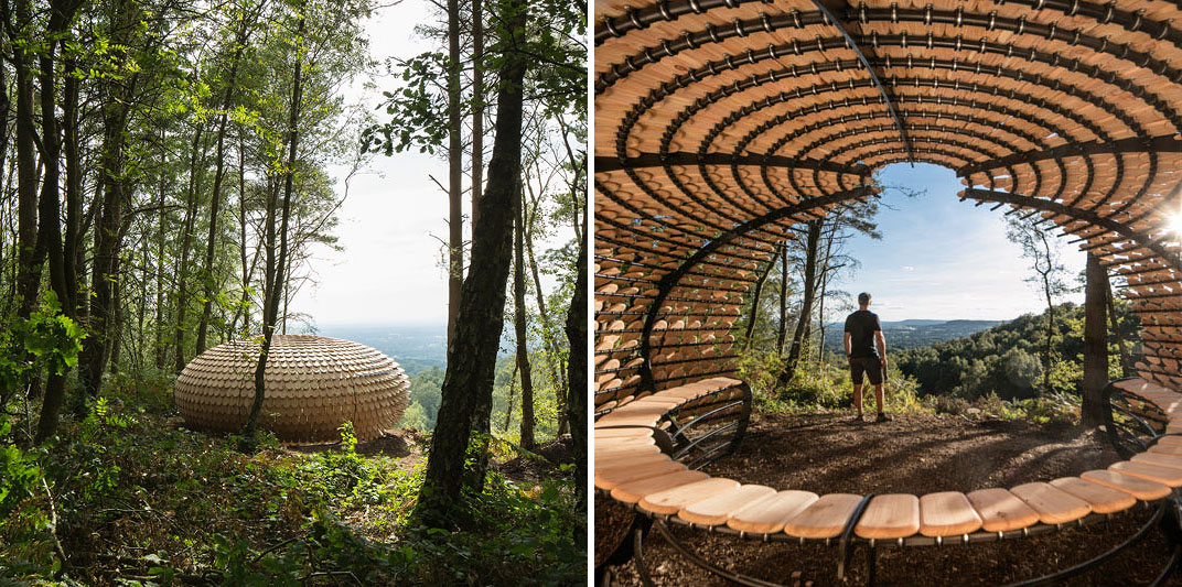 This Sculptural Shelter Is A Place To Enjoy Quiet And Restful ...