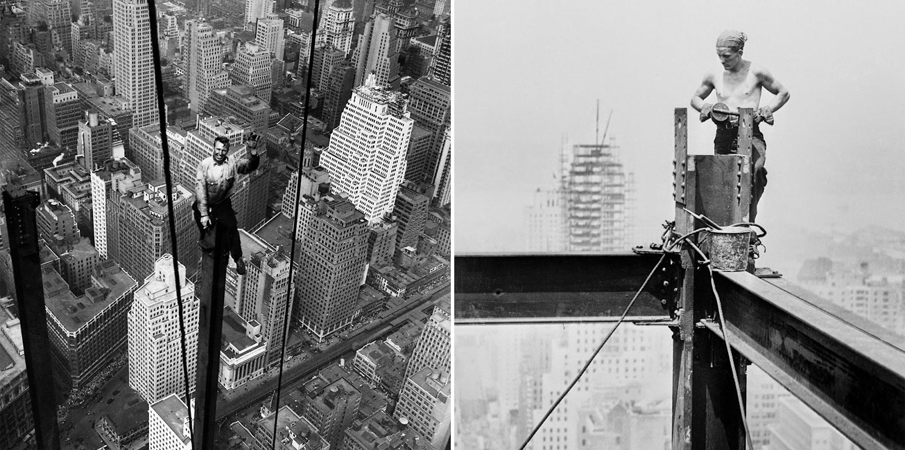 Amazing Vintage Photographs That Show The Dangers Of Constructing The ...