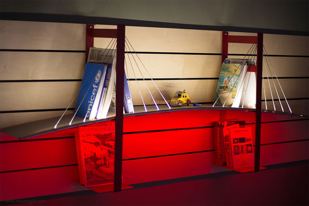 Stunning Light Bridge Bookshelf By Roumelight » Design You Trust ...