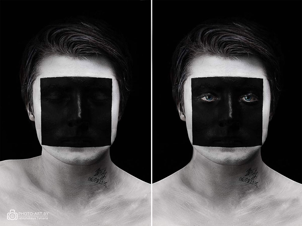 This Artist Duo Uses Face As A Canvas To Recreate Famous Classic ...