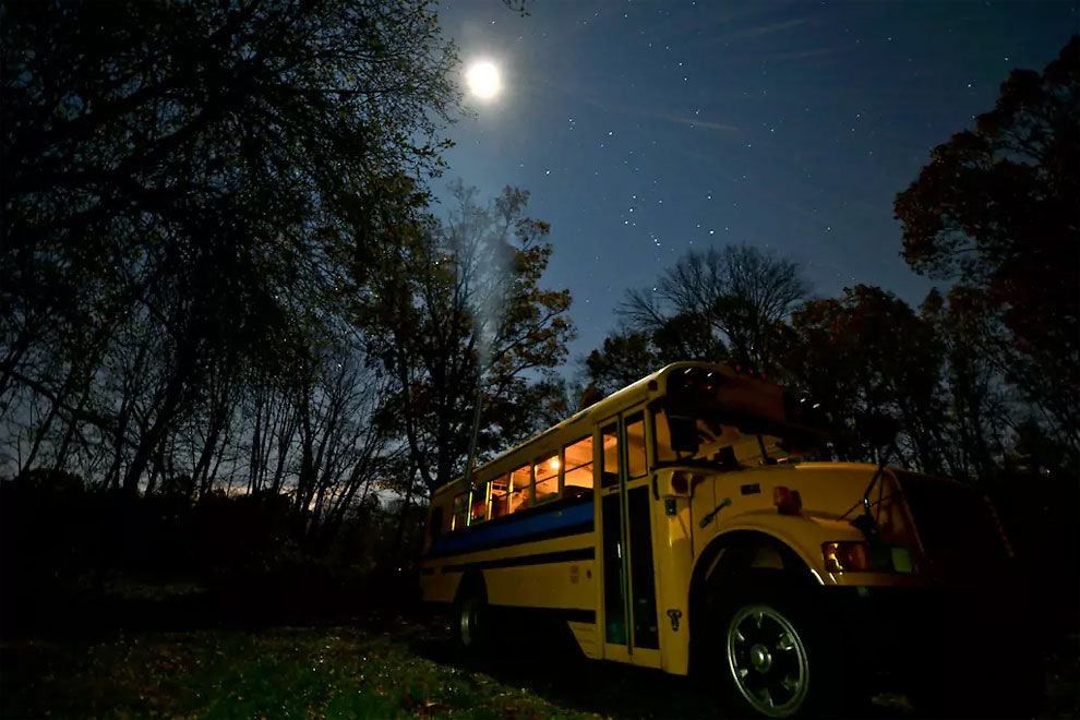 Cozy School Bus Conversion » Design You Trust — Design Daily Since 2007