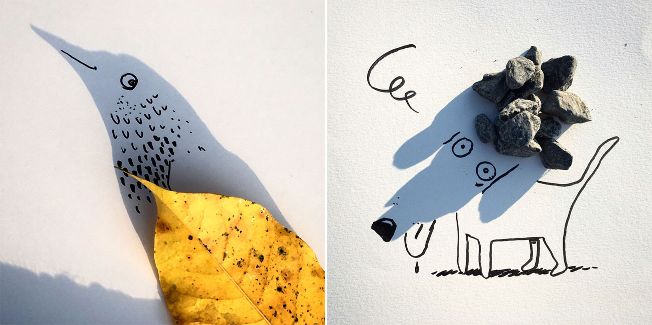 Incredibly Unique Shadow Doodles By Vincent Bal » Design You Trust ...