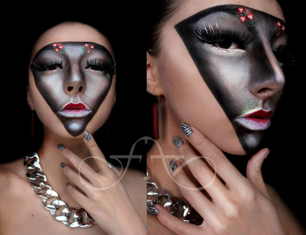 Artist Transforms Herself Into Different Characters Using Only Makeup ...