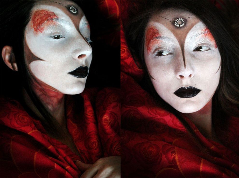 Artist Transforms Herself Into Different Characters Using Only Makeup ...