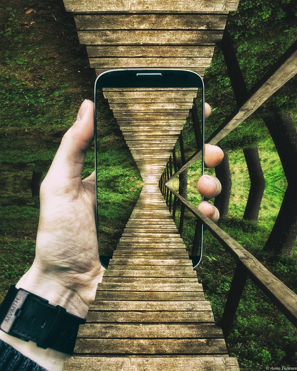 Through The Phone: An Artist Incorporates His Phone Into Our Everyday ...