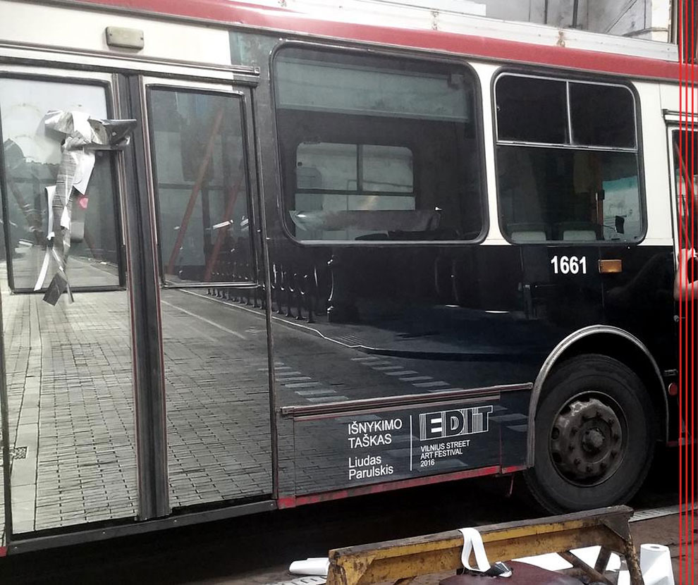 Vanishing Point: Lithuanian Artist Makes Trolleybuses Disappear Using ...