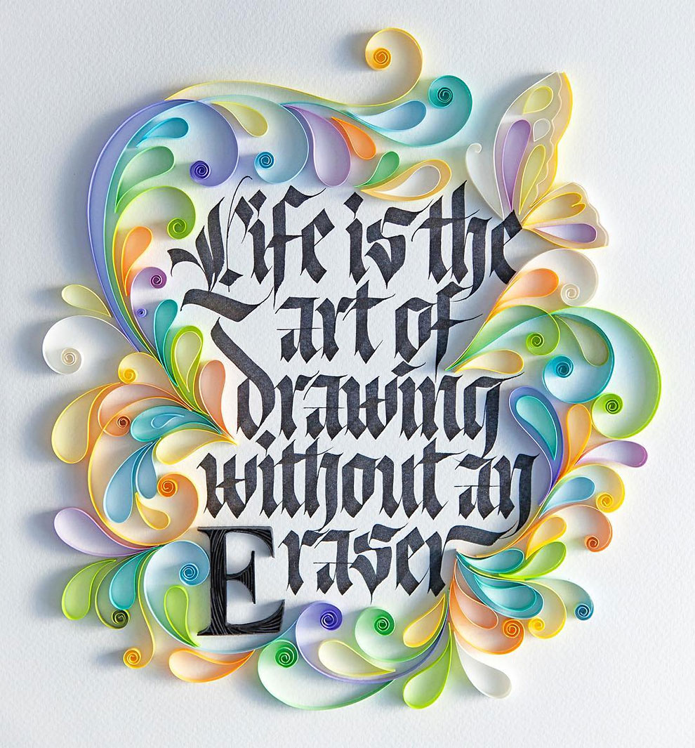 Sabeena Karnik Creates Beautiful Art From Colored Pieces of Paper ...