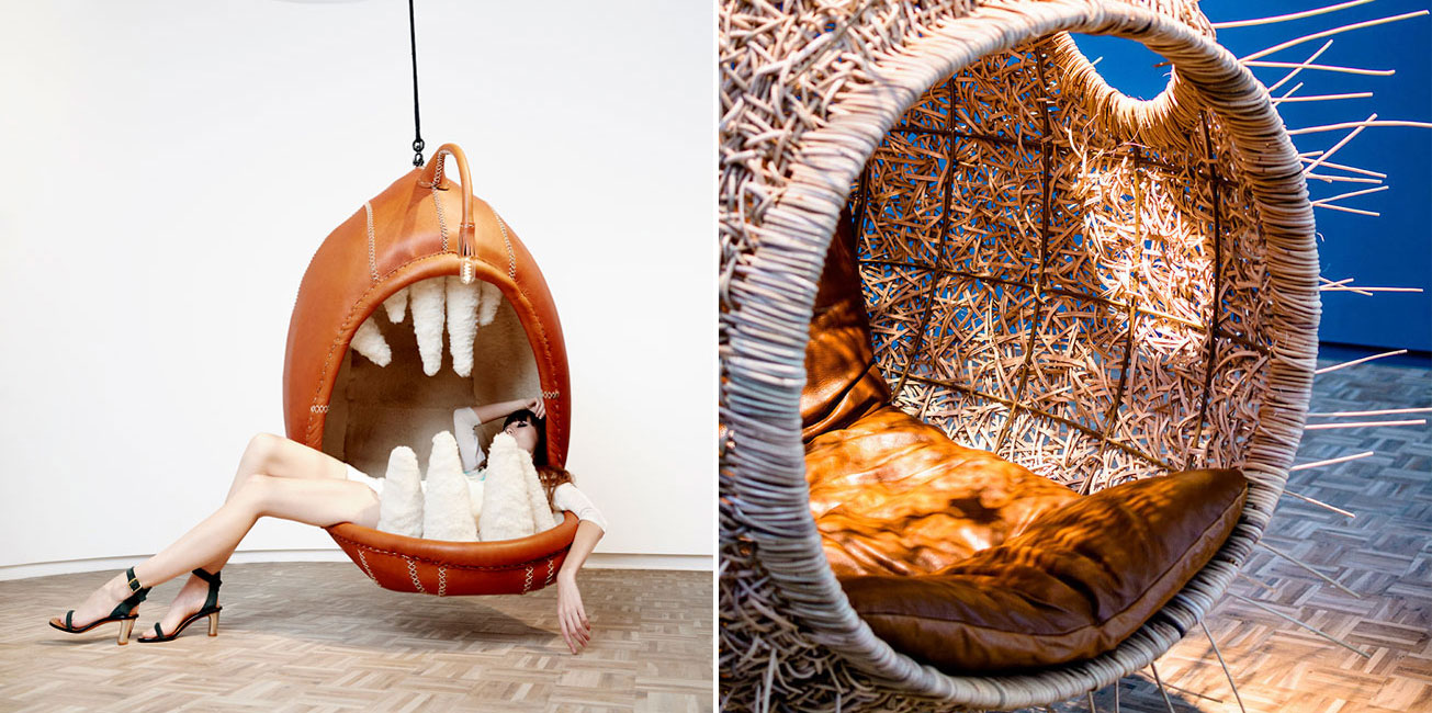 Hanging Animal Chairs Let You Sit In The Mouths Of Deadly Predators ...