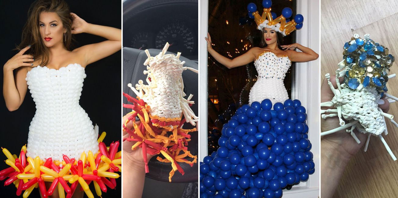 See What This Artist’s Balloon Dresses Look Like A Month Later » Design ...