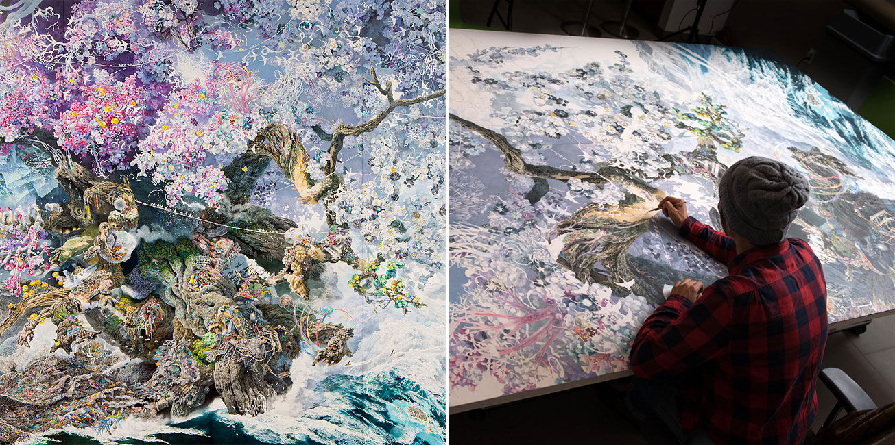 Artist Unveils A Monumental Pen & Ink Drawing Nearly 3.5 Years In The ...