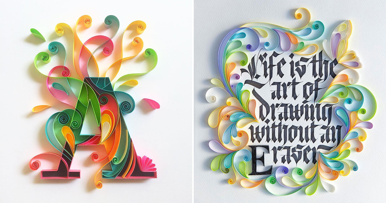 Sabeena Karnik Creates Beautiful Art From Colored Pieces of Paper ...