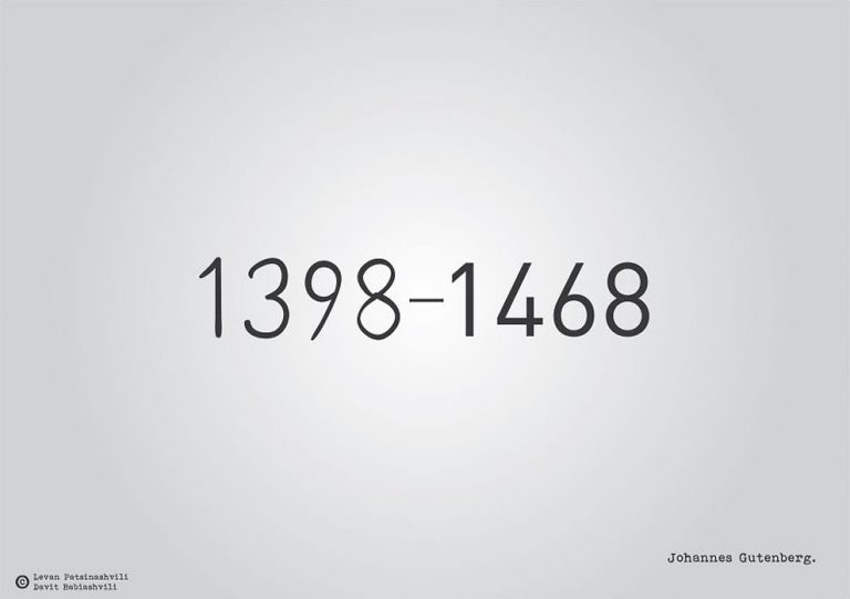 Major Historical Events Illustrated With Their Date Numbers » Design ...