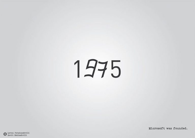 Major Historical Events Illustrated With Their Date Numbers » Design ...