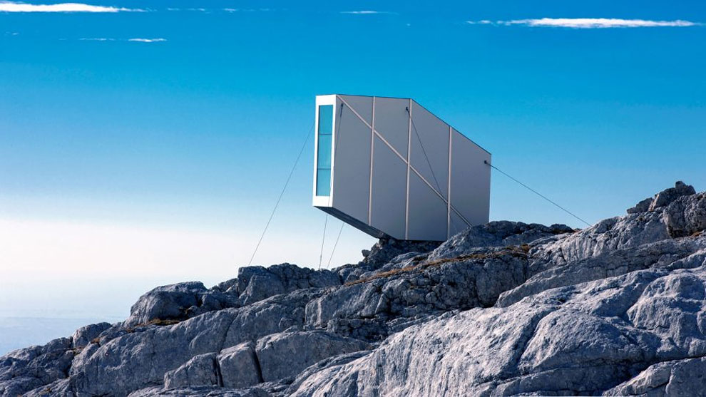 Cantilevered Cabin: Dizzying Alpine Shelter Hangs Off The Edge Of A ...