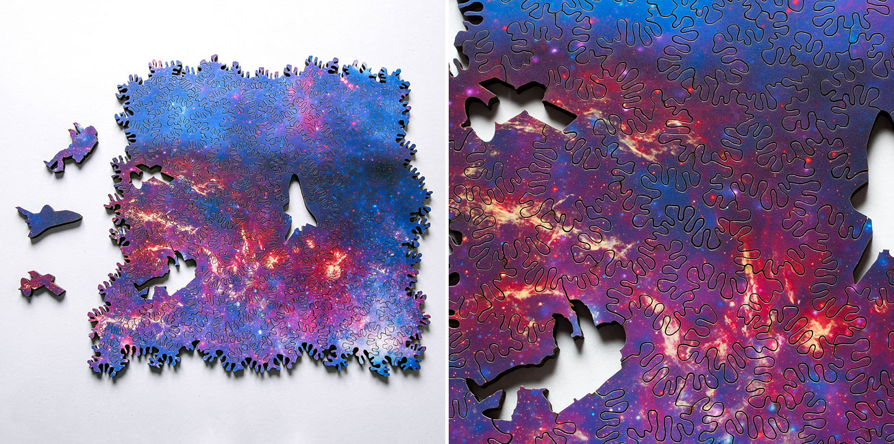An ‘Infinite’ Galaxy Puzzle That Can Be Built In Any Direction » Design ...