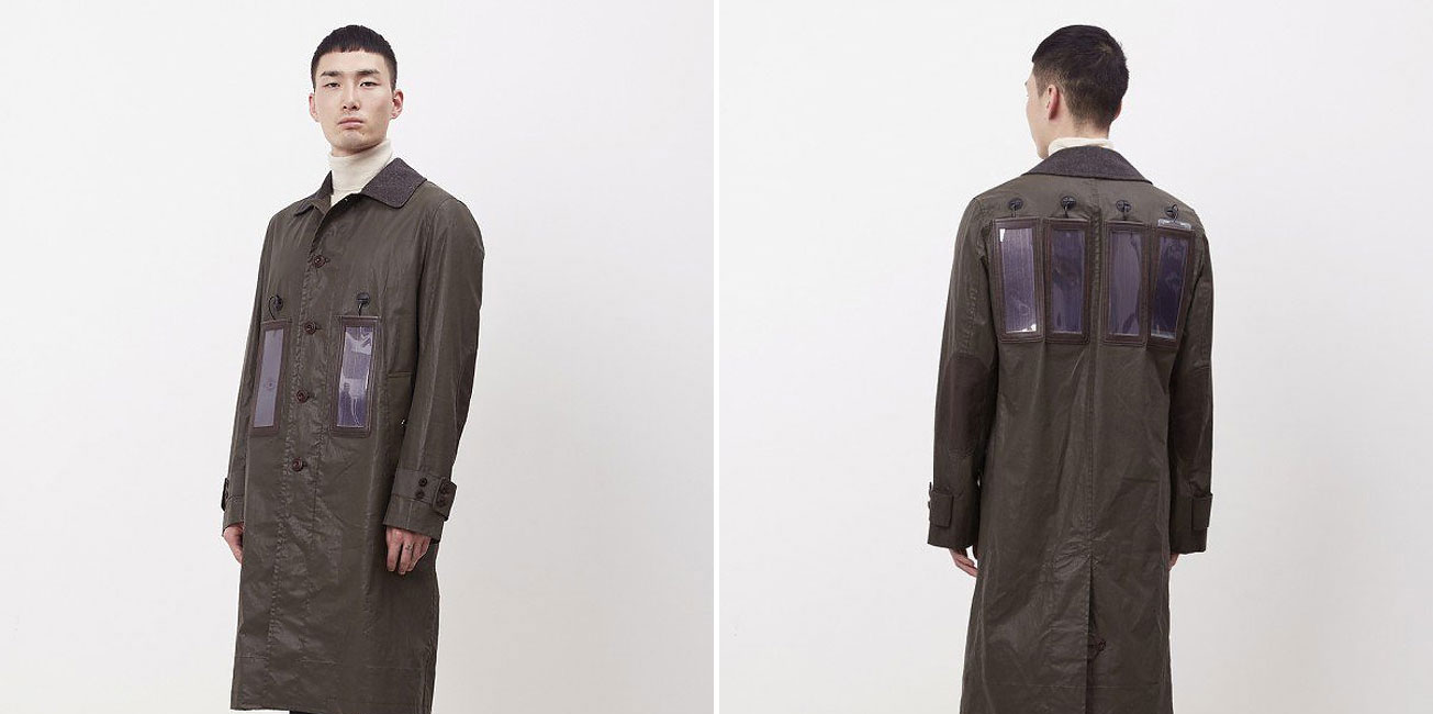 Japanese Designer Creates Solar-Powered Coat That Charges Gadgets ...