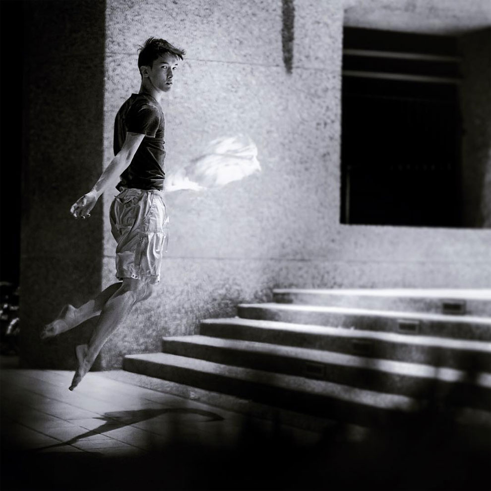Fascinating Ballet Self-Portraits While Airborne By Mickael Jou ...
