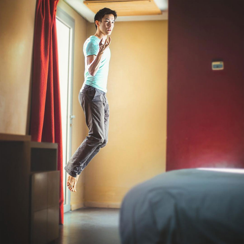 Fascinating Ballet Self-Portraits While Airborne By Mickael Jou ...