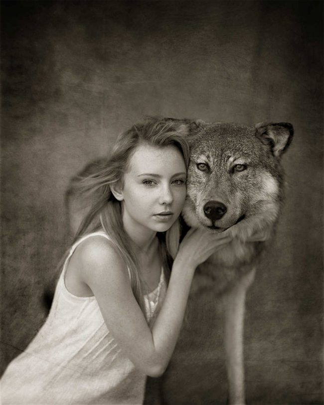 Photographer Captures Intimate Portraits Of Kids Posing With Wild ...