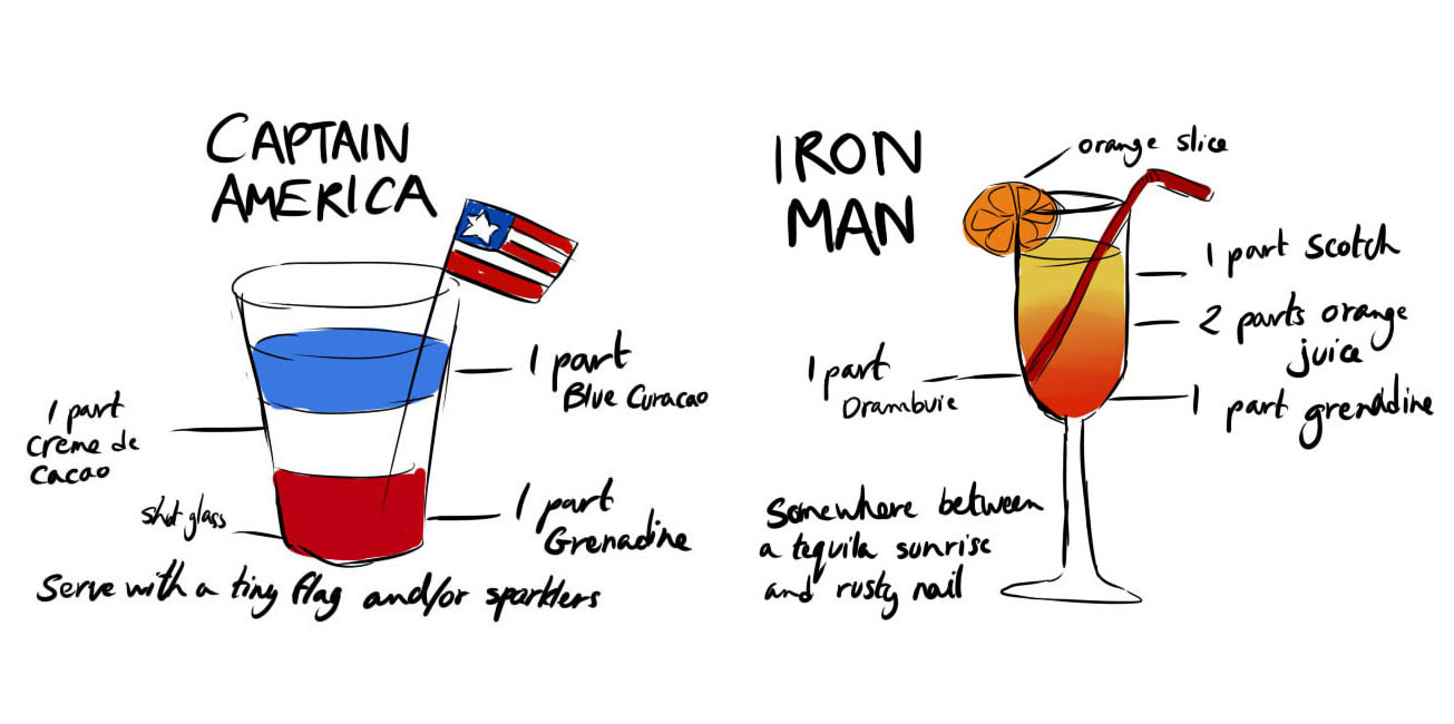 I’mma Get Superhero Drunk: Avengers Themed Cocktails » Design You Trust ...