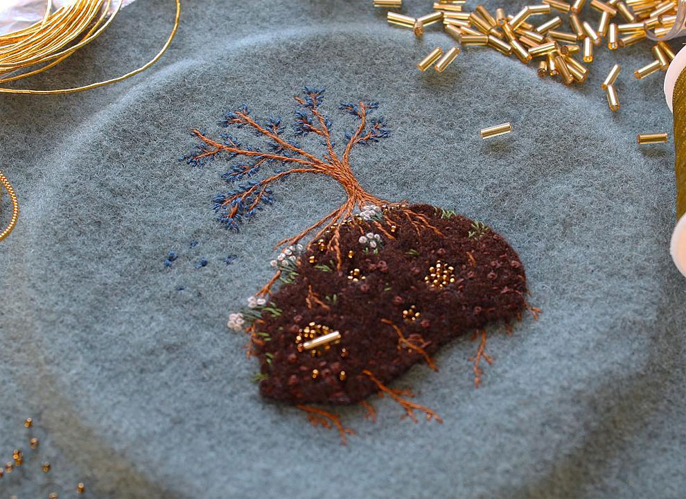 Superb Minimalist Botanical Embroideries By Adam Pritchett » Design You ...