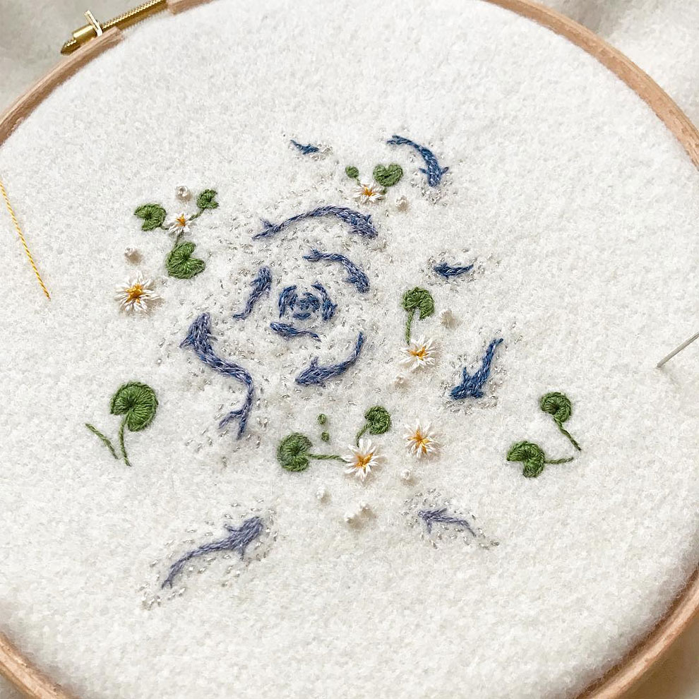 Superb Minimalist Botanical Embroideries By Adam Pritchett » Design You ...