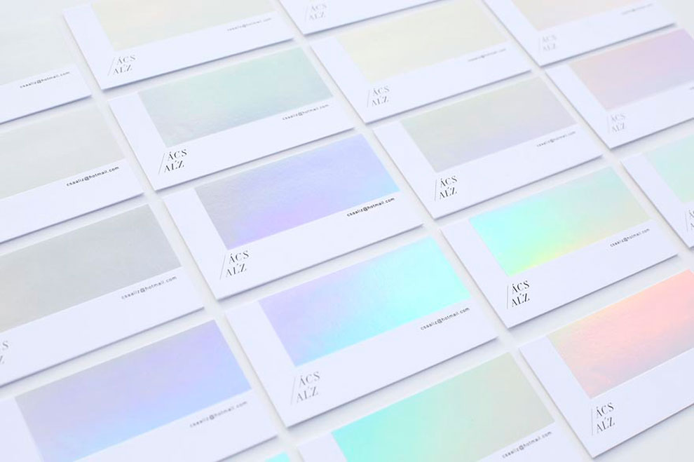 This Photographer’s Business Card Changes Color Constantly And Never ...