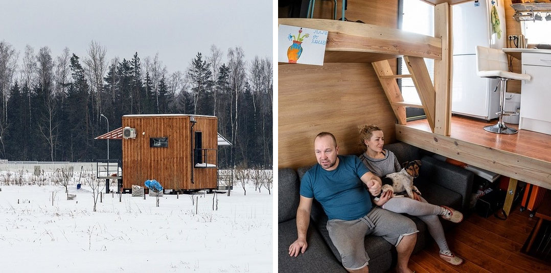 A Family In Belarus Lives In A Very Small And Tiny Awesome House ...
