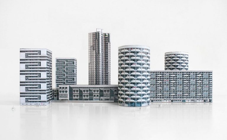 Paper Models Of The Most Controversial Buildings Erected Behind The ...