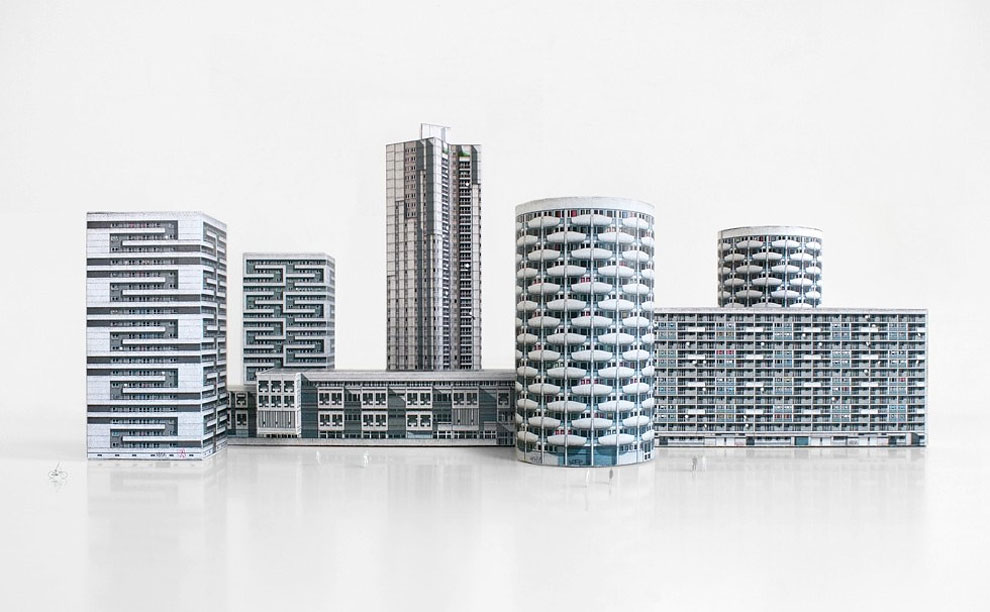 Paper Models Of The Most Controversial Buildings Erected Behind The ...