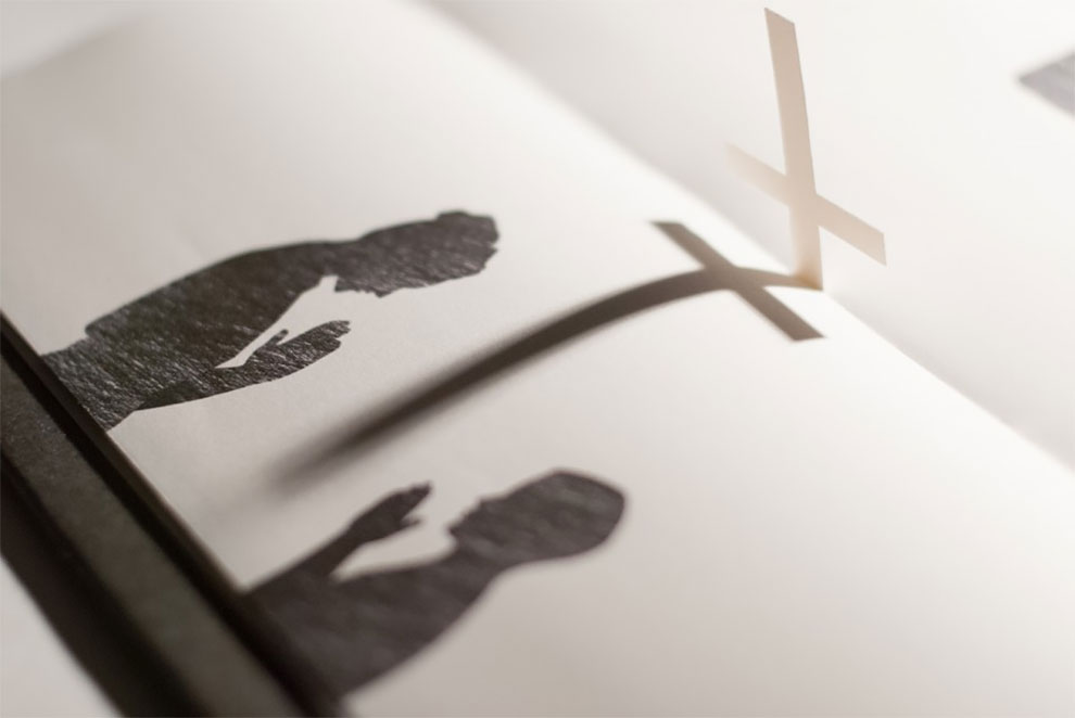 Book Of Shadows: 2D Shape Cutouts Cast Silhouettes On Pages » Design ...