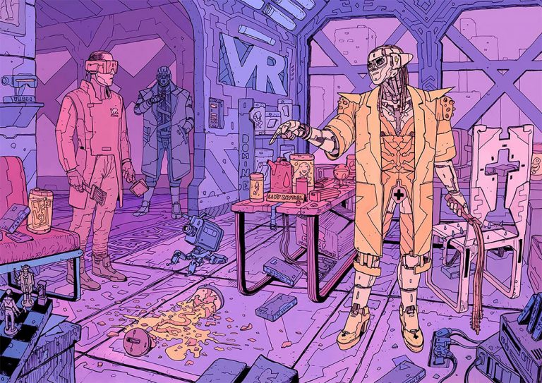 The Future Is Now: Cyberpunk Illustrations Of A Dystopian Future ...