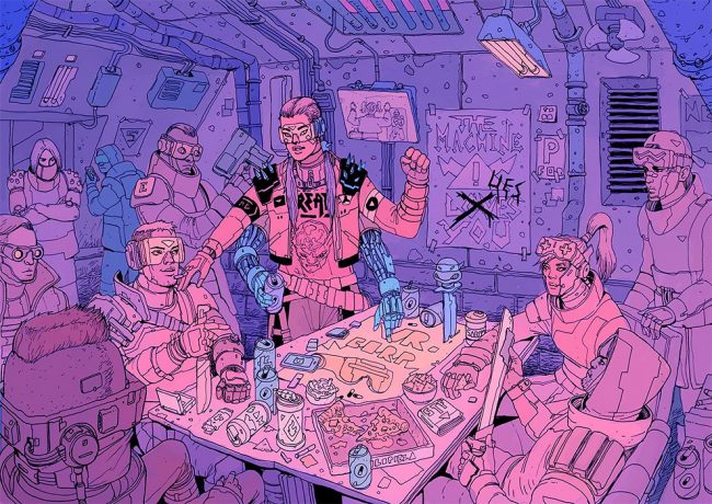 The Future Is Now: Cyberpunk Illustrations Of A Dystopian Future ...