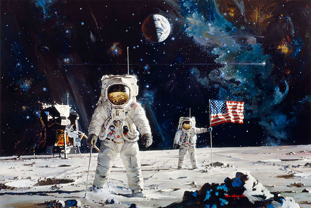 “Pioneering The Space Frontier” - An Otherworldly Art Of Robert McCall