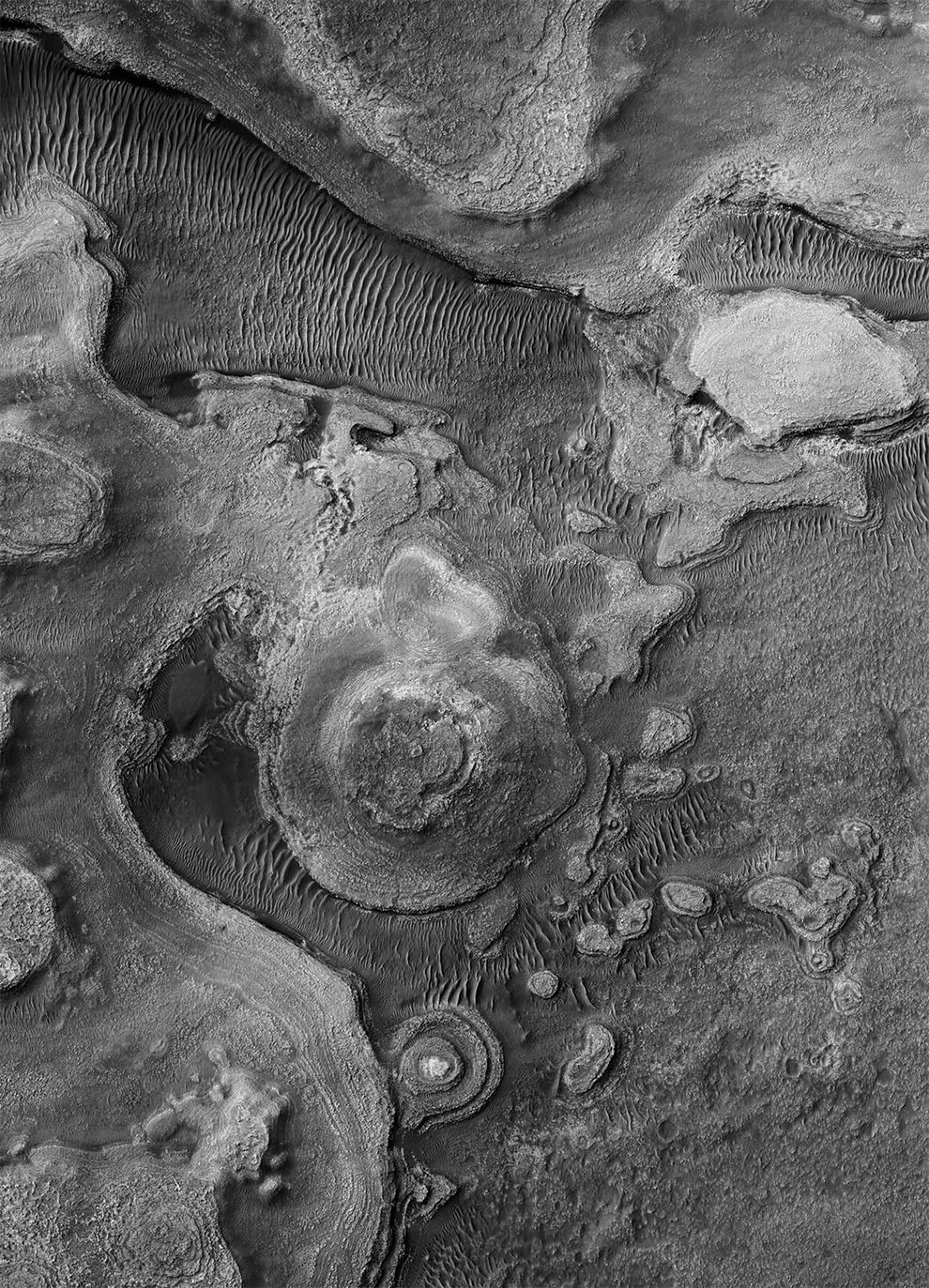 ‘This Is Mars’: A US Satellite Took These Stunning Black-And-White ...