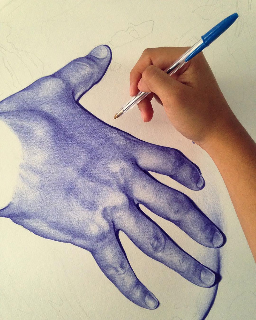 Brilliant Ball-Point Pen Art By Alfredo Chamal » Design You Trust ...