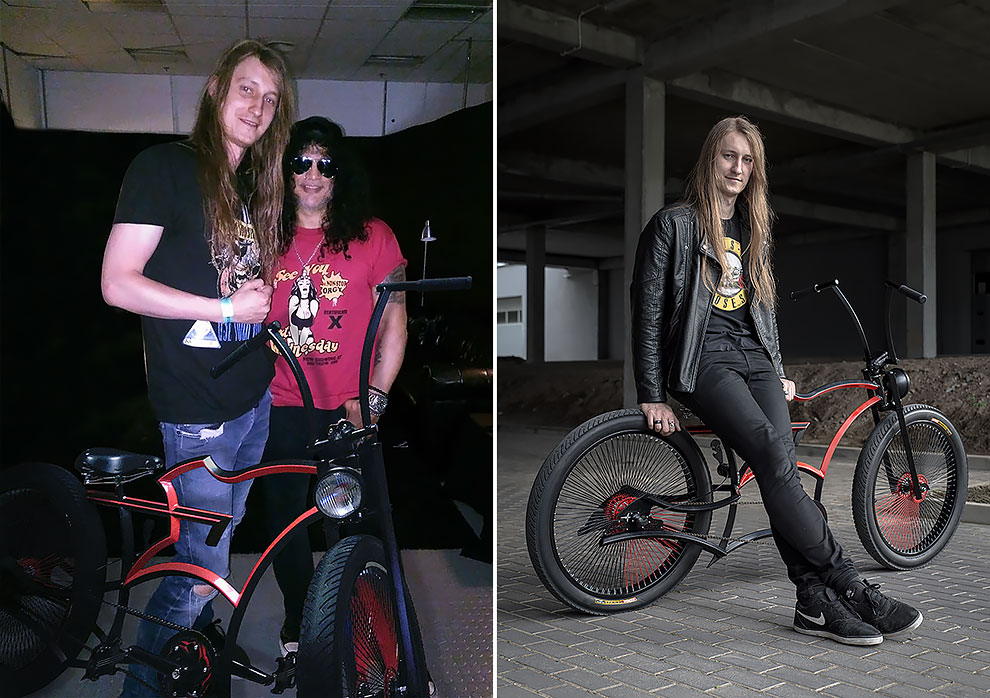 Slash Of Guns N’ Roses Got His Own Custom Bike Created By Adam ...