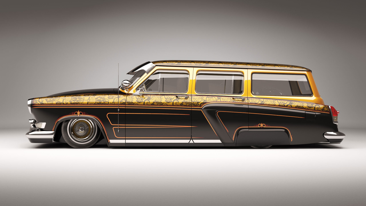 Artist Turn Original Russian GAZ-22 “Volga” Into The Stunning Lowrider ...